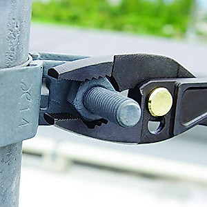 FUJIYA Tools, 230-165-BG, Lightweight Slip Joint Combination Pliers, -Black & Gold color-, 7 Inch