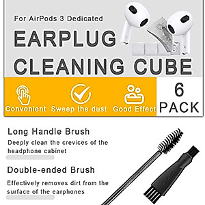 15in1 for AirPods 3 Case for AirPods 3 Generation Accessories Set Kit 2021 Released, Protective Silicone Case for AirPods 3 Case w/Ear Tip Cover Hook/Watch Band Holder/Clean Putty/Carry Box/Keychain