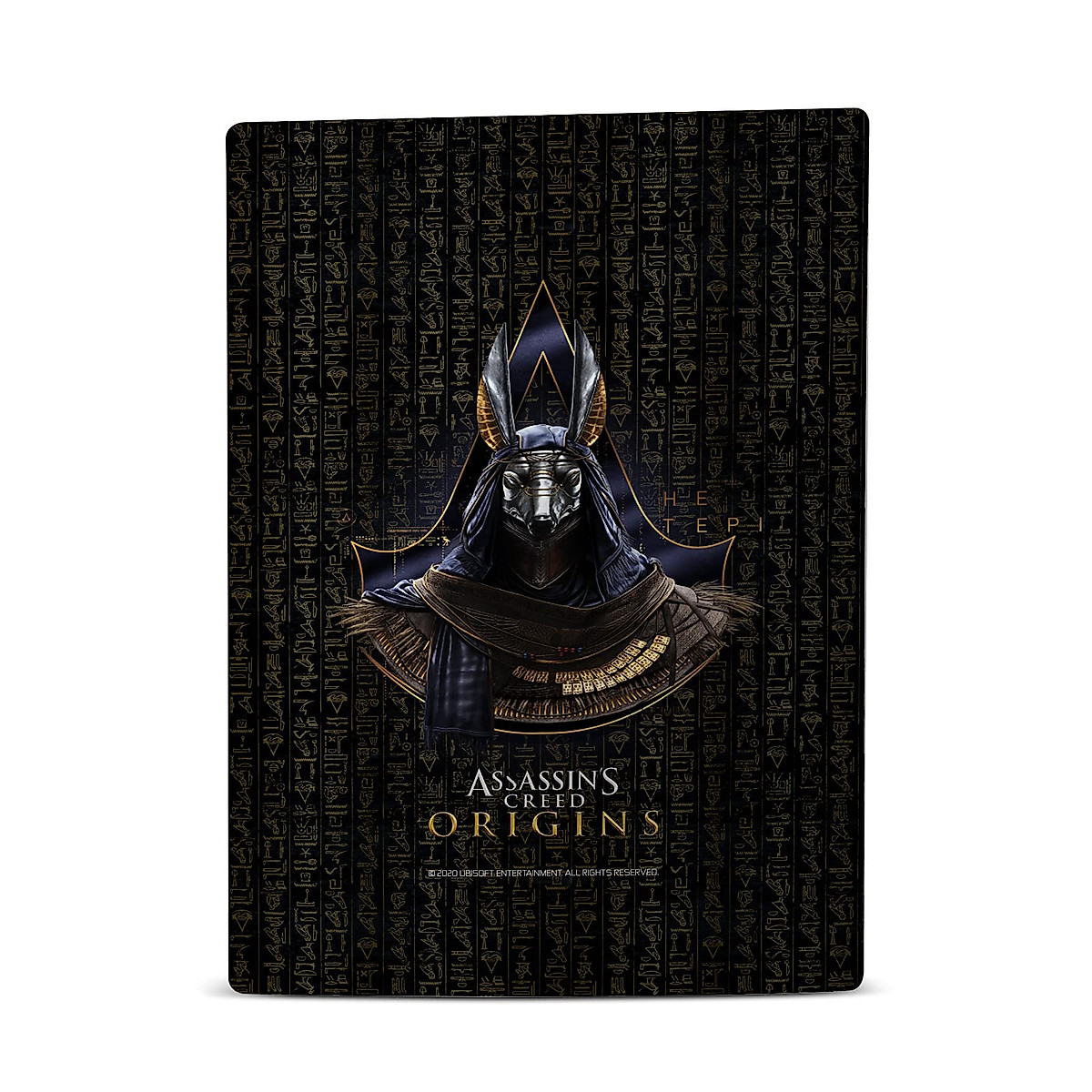 Head Case Designs Officially Licensed Assassin's Creed Hetepi Origins Character Art Matte Vinyl Faceplate Sticker Gaming Skin Case Cover Compatible with Sony Playstation 5 PS5 Disc Edition Console