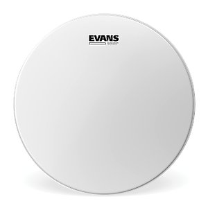 Evans Power Center Reverse Dot Snare Drum Head - 14 Snare Drum Head - Featuring Reverse Dot for Durability, Focus, Attack - Coated with 10mil Ply - 14 Inch