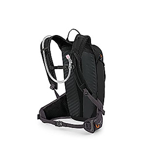 Osprey Siskin 12L Men's Biking Backpack with Hydraulics Reservoir, Black
