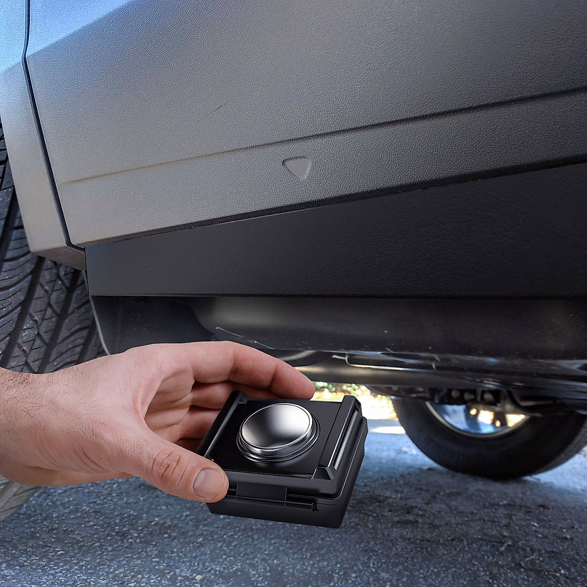 Tracki Magnetic Waterproof mini case box + 3500mAh 6x longer battery life, for GPS trackers for vehicles tracking device for cars real time GPS tracker for vehicles hidden tracking device not included