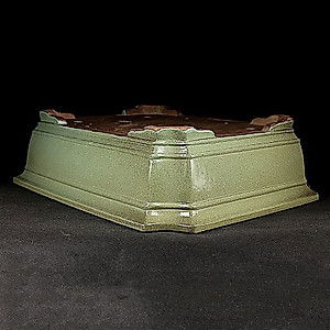 Planters Rectangular Extra-Large Bonsai Flower Pot Indoor and Outdoor Courtyard Balcony Floor-to-Ceiling Plant Pot (Bottom Punch) Flower Pot