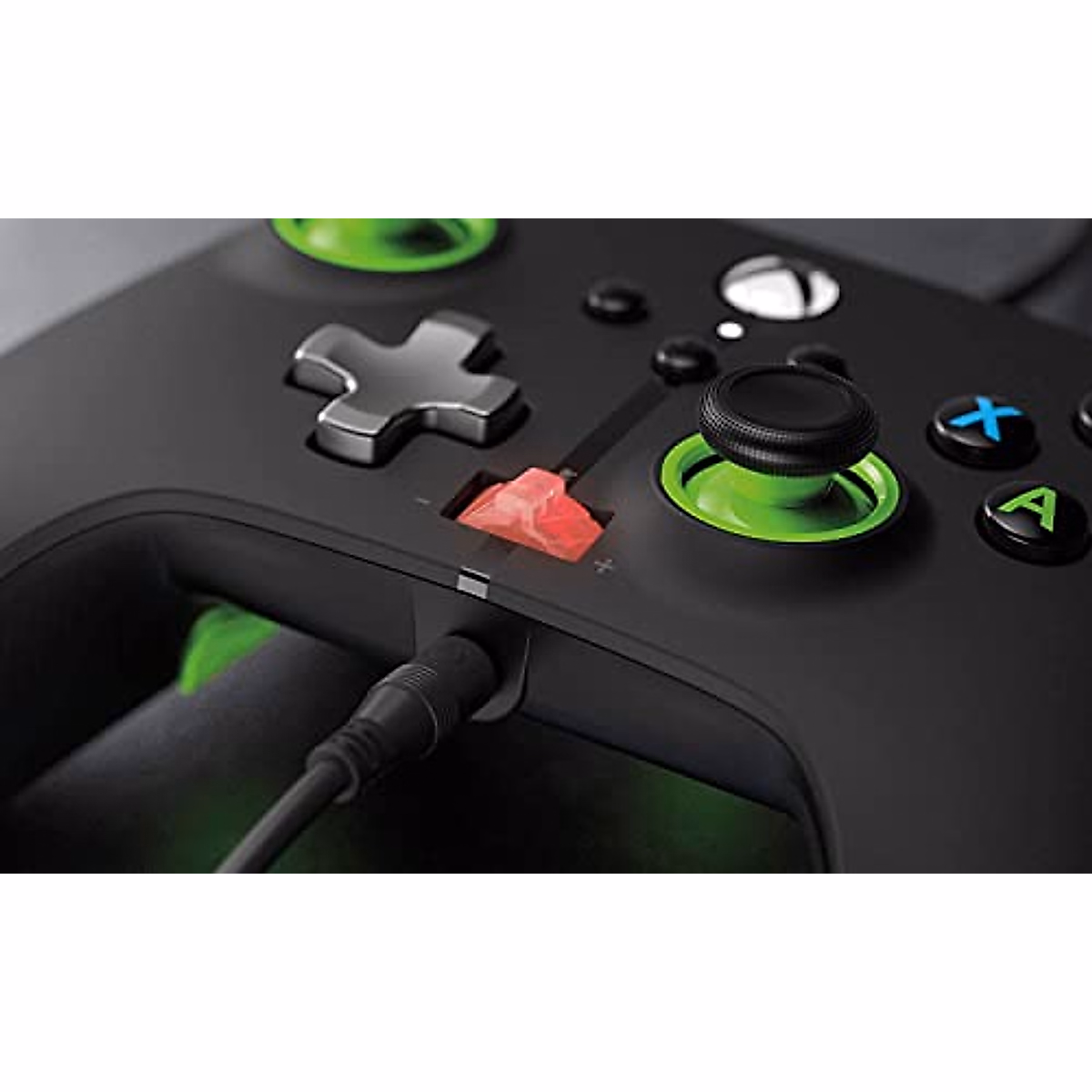 PowerA Enhanced Wired Controller for Xbox Series X|S - Green Hint, Officially Licensed for Xbox