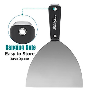 Bates- Putty Knife, 6 Inch, Flexible, Spackle Knife, Scrapper, Metal Scraper, Drywall Spackle, Paint Scraper Tool, Putty Knife Scraper, Metal Paint Scraper, Wall Scraper, Putty Scraper, Spackler
