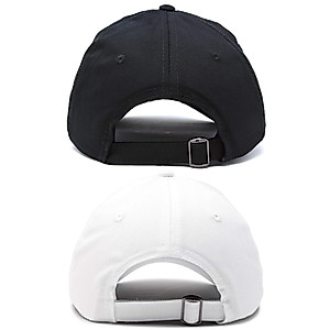 DALIX Mr and Mrs Baseball Cap Matching Couples Hat Set in Black White