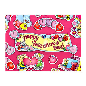 Carson-Dellosa 110060 Valentine's Day Mini Bulletin Board Set | 41pcs, Multi