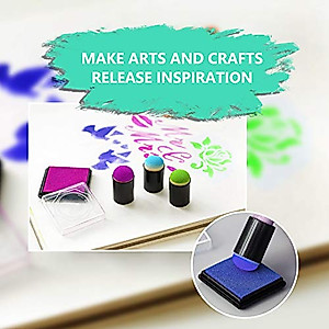 40 Pcs Finger Sponge Daubers with Storage Box for Painting Chalk Ink Card Making Drawing