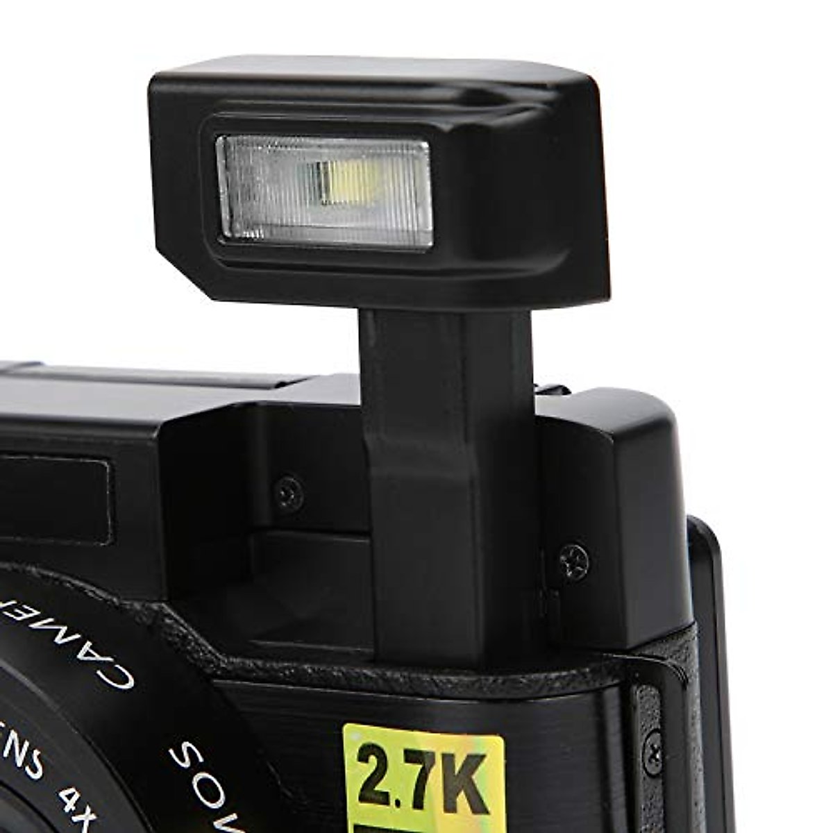 wendeekun 2.7K Digital Camera, 48MP High Definition DSLR Camera, 3.0 Inch TFT Color LCD Screen, 180 Degree Rotation, with Automatic Flash, USB Charging, Support Up to 128GB Memory Card