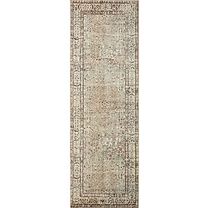 Loloi II Margot Collection MAT-01 Antique/Sage, Traditional 7'-6" x 9'-6" Area Rug