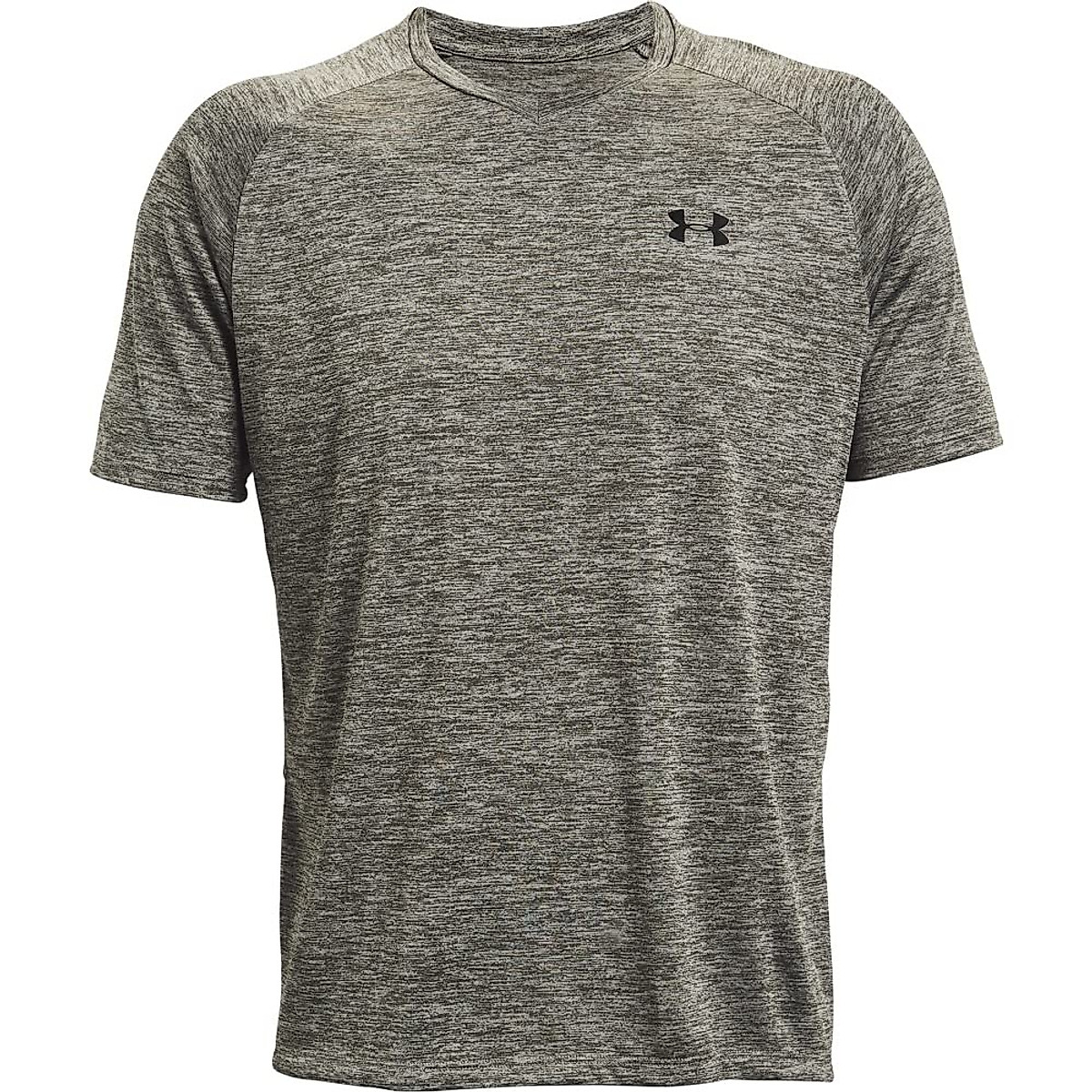 Under Armour Men's Tech 2.0 V-Neck Short-Sleeve T-Shirt , Victory Green (369)/Black, Small