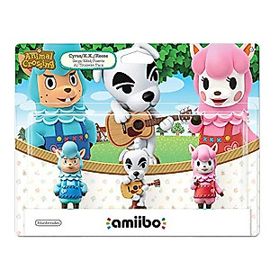 Animal Crossing Series 3-Pack Amiibo (Animal Crossing Series) - Tom Nook - Blathers Amiibo Bundle for Nintendo Switch - 3DS - Wii U (Bulk Packaging)