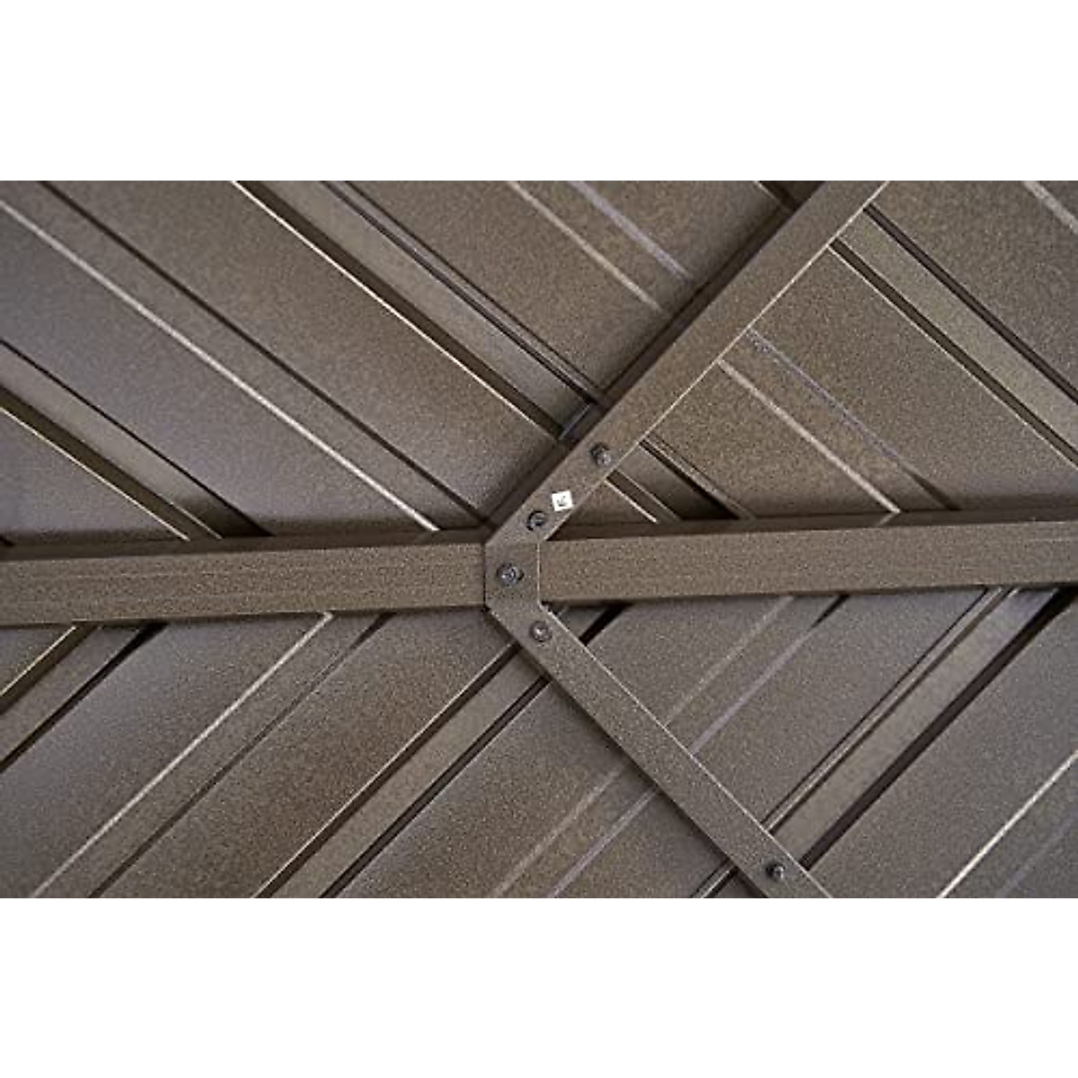 DHPM 12 * 20 FT Hardtop Gazebo with Steel Outdoor Gazebo Canopy Double Vented Roof Pergolas Aluminum Frame with Curtains for Garden,Patio,Lawns,Parties