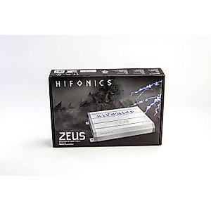 Hifonics ZEUS ZRX1216.1D Amplifier – 1200 Watt, Super Class D, Mono, Auto On, Nickel Plated, Remote Control, Aluminum Heat Sink