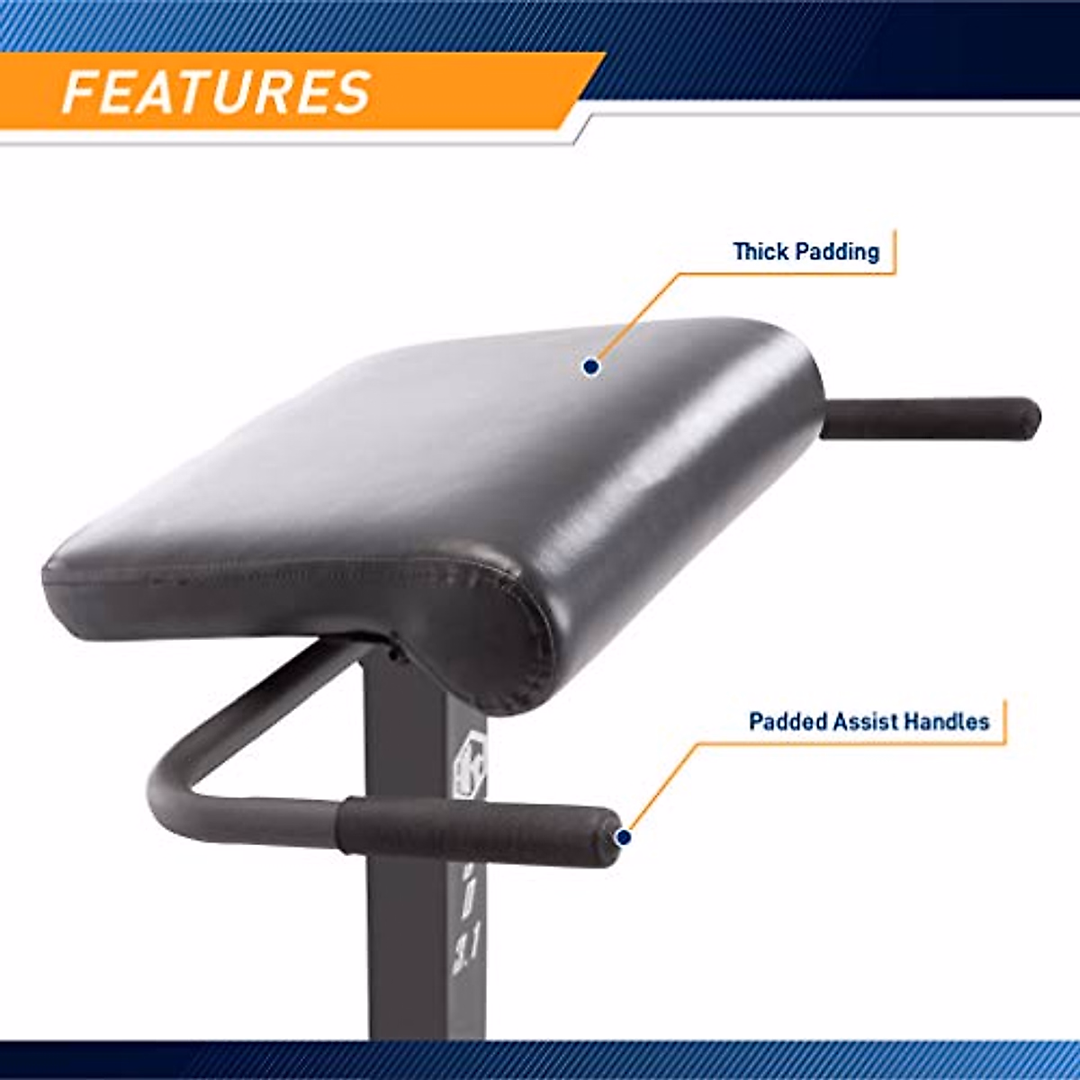 Marcy Adjustable Hyperextension Roman Chair / Exercise Hyper Bench JD-3.1