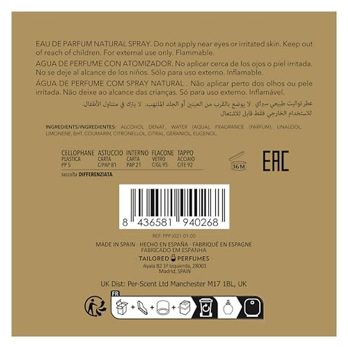 Pepe Jeans London Celebrate Men EDP Spray 3.4 oz 211866