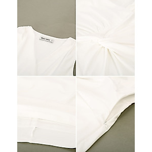 GRACE KARIN Semi Formal Dresses for Women Sleeveless Bodycon Graduation Work Dress White L