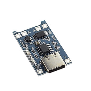 HiLetgo 3pcs TP4056 Type-c USB 5V 1A 18650 Lithium Battery Charger Module Charging Board with Dual Protection Functions