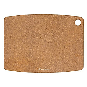 Nature Tek Brown Wood Fiber Cutting Board - 14 1/2" x 10 3/4" - 1 count box