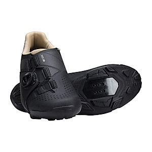 SHIMANO SH-XC300W High Value XC Mountain Bike Shoe, Black, 6.5-7 Women (EU 38)