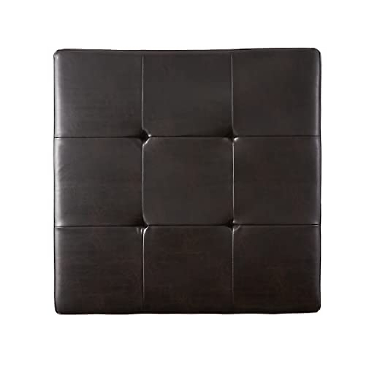 Christopher Knight Home Burlington Leather Storage Ottoman, Brown