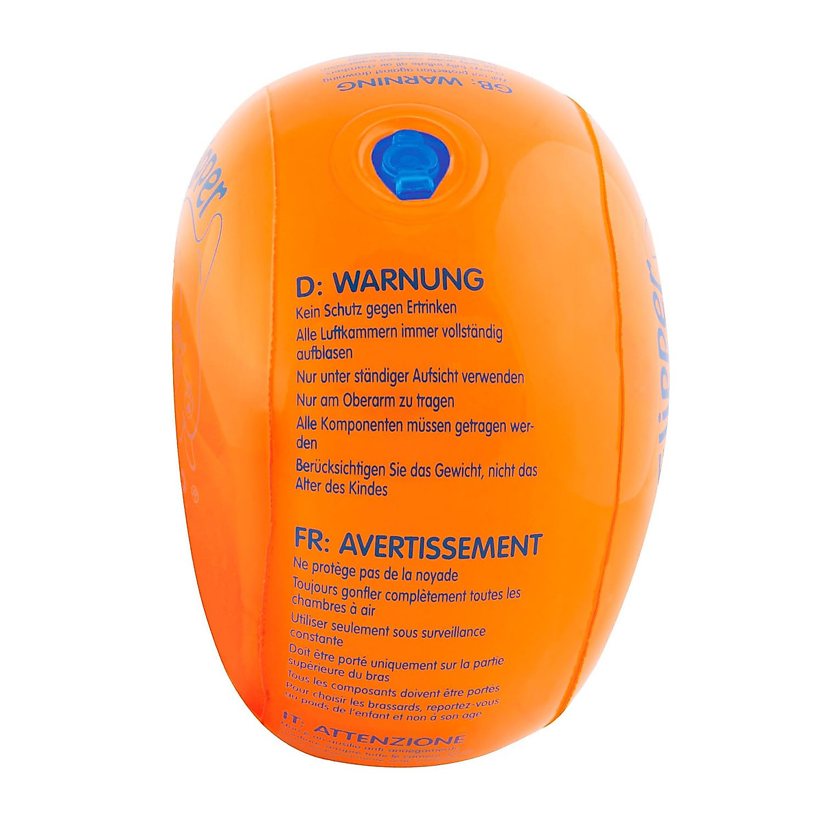 Flipper SwimSafe Water Wings, Arm Floaties for Kids. Inflatable Training Arm Bands for Pools