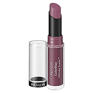 REVLON Lipstick, ColorStay Ultimate Suede Lipstick, High Impact Lip color with Moisturizing Creamy Formula, Infused with Vitamin E, 045 Supermodel, 0.09 Oz