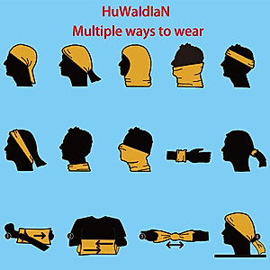 Neck Gaiter Balaclava Bandana Headwear, 2020 Latest Camouflage Summer Cooling Face Cover, Scarf Mask-Dust Sun Protection (Navy)