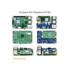 waveshare Pi Zero to Raspberry Pi 3 Model B/B+ Adapter, Onboard 4-CH USB Interface, 100M Ethernet Port and HDMI Port, Alternative for Raspberry Pi 3B/B+, Support Pi Zero and Zero 2W