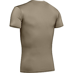 Under Armour Men's HeatGear Tactical Compression Short-Sleeve T-Shirt, Federal Tan (499), X-Small