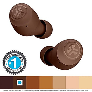 JLab Go Air Tones, True Wireless Earbuds Designed with Auto On and Connect, Touch Controls, 32+ Hours Bluetooth Playtime, EQ3 Sound, and Dual Connect, Natural Earthtone Color (4625 W)
