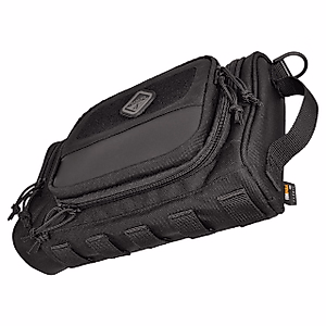 HAZARD 4 Reveille: Rugged Grooming Kit/Heavy-Duty Toiletry Bag - Black, 11.8 x 8.3 x 4.7 inches