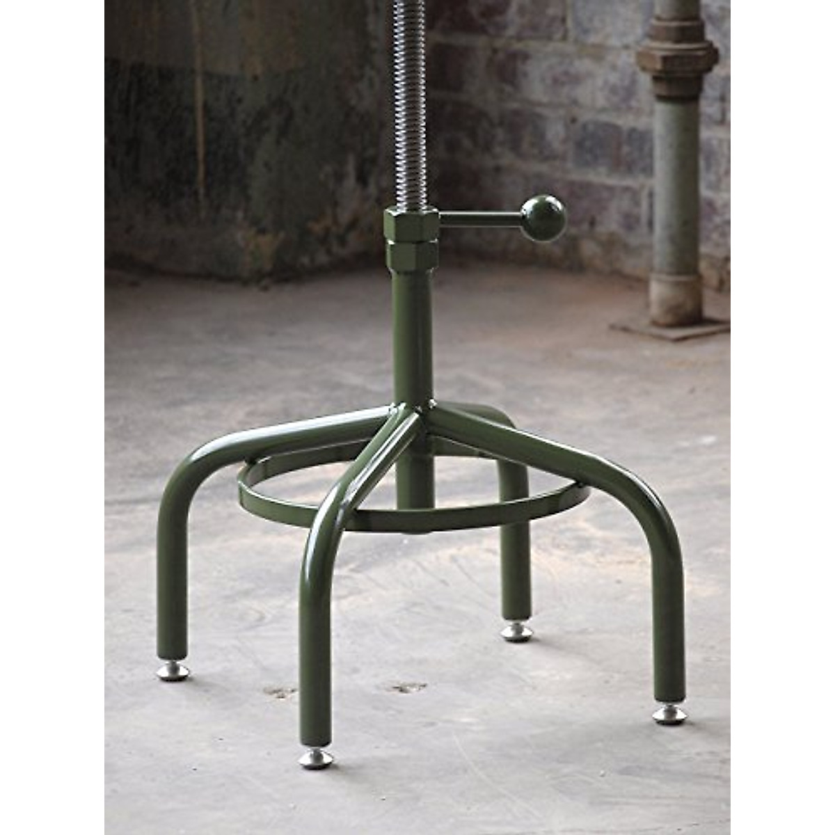 Walnut Industrial Factory Green Adjustable stool simple modern and minimalist bar stool
