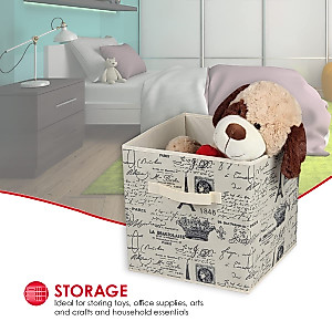 Home Basics Storage Bin, Natural