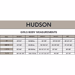 HUDSON Girls' Hooded Winter Puffer Jacket, Heavy Weight Coat with Full Length Zipper, Magenta/Long Length, 8-10