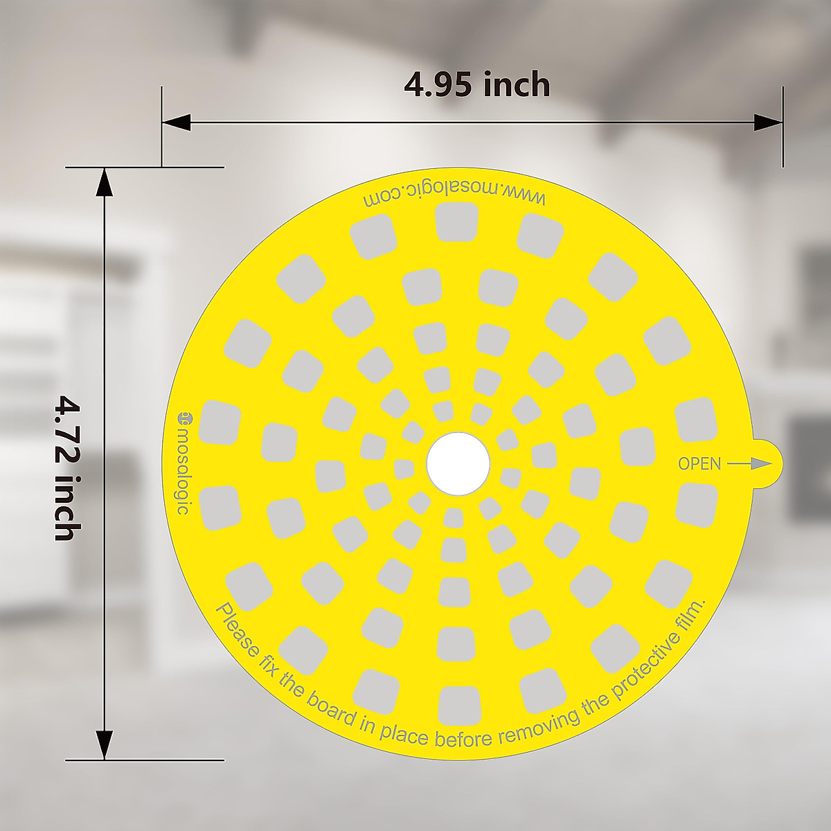 Mosalogic Flea Light Trap Refills Replacement Sticky Cards Flea Trapper Glue Boards Refills-10pack
