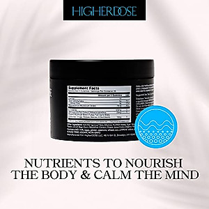 HigherDOSE CHILL Chews - Magnesium Chewable Gummy Vitamins for Men & Women - Calming Magnesium Citrate Gummies with Ashwagandha Root Extract, Reishi Mushroom, Lion's Mane & L-Theanine - 90 Gummies