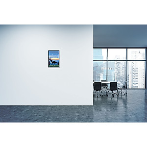 Eagle River Wisconsin Loon & Chick Giclee Art Print Poster from Illustration by Artist Joanne Kollman 12" x 18"