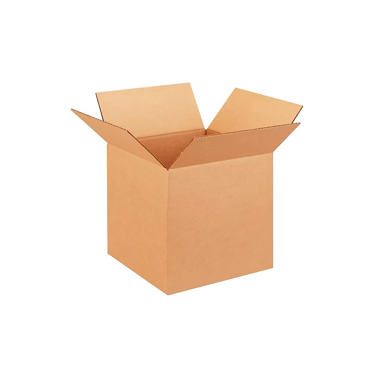 BannerBuzz Shipping Corrugated Box, 100% Recyclable, Made of Double Wall B+C Flute Corrugated Fiberboard in Natural Brown Kraft Paper with ECT 34# (24" L X 24" W X 24" H, Pack of 100)