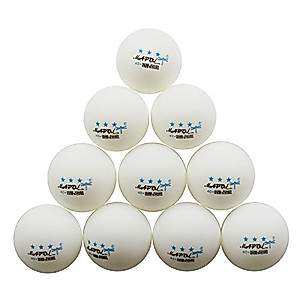 MAPOL 50 White 3-star Table Tennis Ball Premium Training Ping Pong Balls
