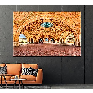 Historic Pittsburgh Train Station USA Canvas Print 1 Panel / 36x24 inches