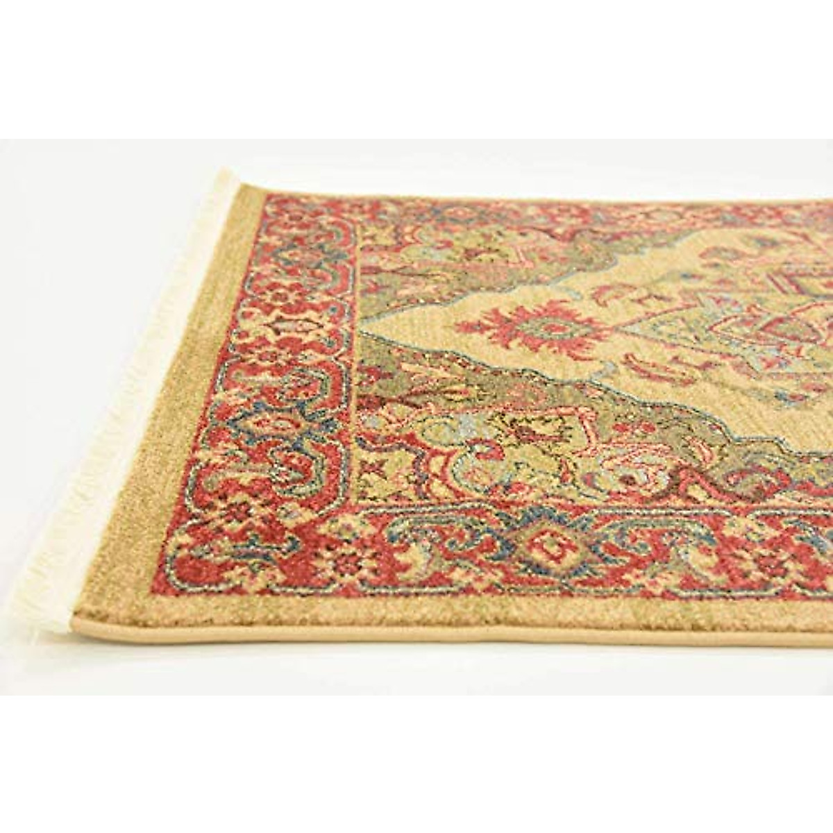 Unique Loom Sahand Collection Traditional Geometric Classic Tan Area Rug (3' 3 x 5' 3)