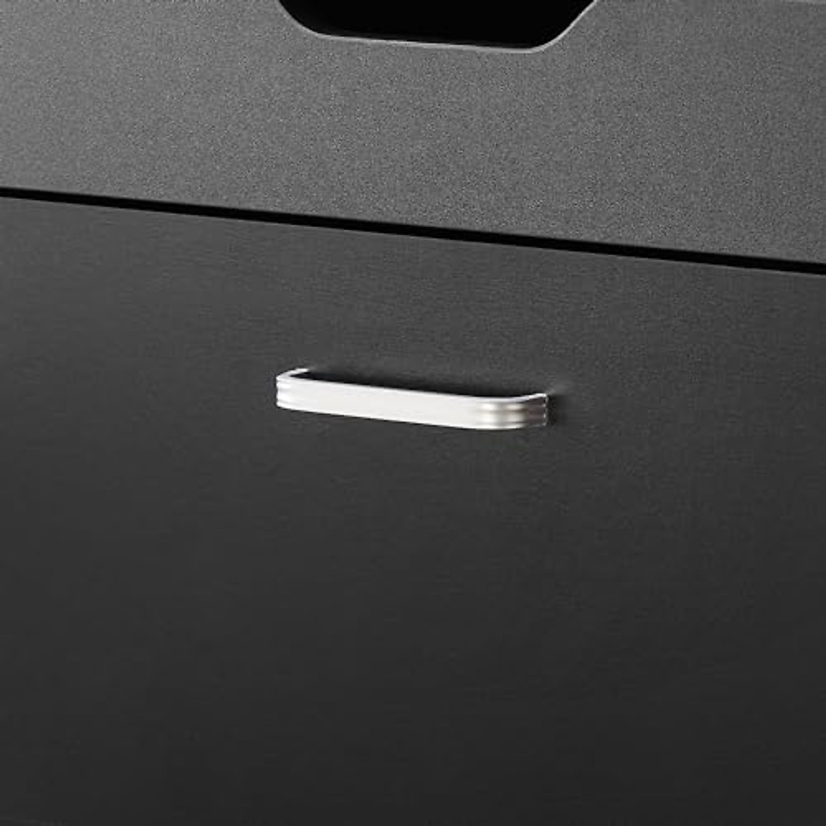 SoBuy Entryway Shoe Bench Shoe Cabinet with Folding Padded Seat & Flip-Drawer, Narrow Shoe Rack, Black, FSR95-SCH