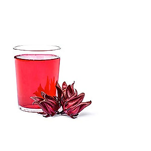Badia Flor De Jamaica Hibiscus Flower Bundle (2 Pack) - Enjoy a Soothing, Flavorful Tea with these Hibiscus Flowers - Comes with a Premium Penguin Tea Card