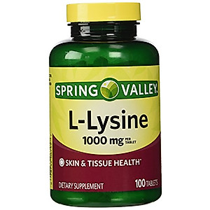 Spring Valley - L-Lysine 1000 mg, 100 Tablets