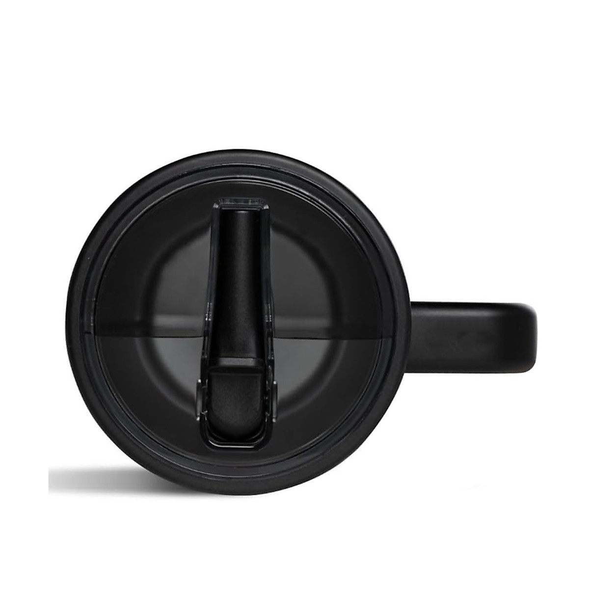 GuardianSeal TravelTumbler 40 oz Tumbler with Handle & Flip Straw – Leak-Proof Insulated Stainless Steel Tumbler with Rubber Base, Fits Cup Holders – Reusable Gift for Men & Women, Black