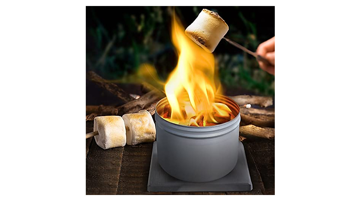 Portable Campfire Fire Pit - 3-5 Hour Burn Time for Outdoors