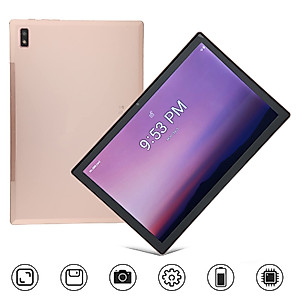 Naroote 64GB Tablet Octacore 4G LTE Tablet 10.1 Inch IPS LCD 100-240V 4G LTE (EU Plug)