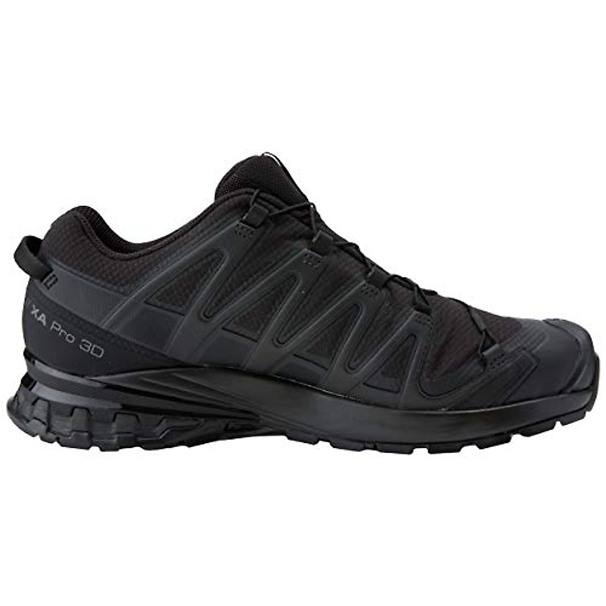 Salomon XA PRO 3D v8 Gore-TEX Trail Running Shoes for Men, Black/Black/Black, 9