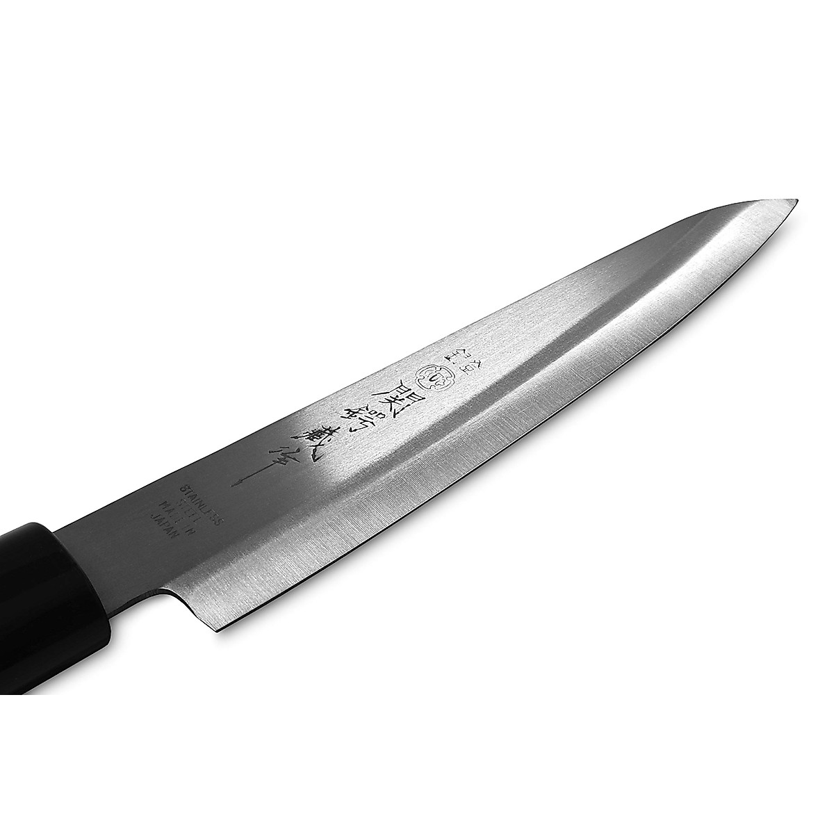 Seki Japan TSUBAZO Japanese Utility Petty Knife, Stainless Steel Fruit Knife, Shiraki Handle, 120 mm (4.7 in)